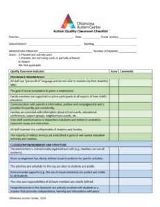 Autism Handbook Resources | Oklahoma Autism Center